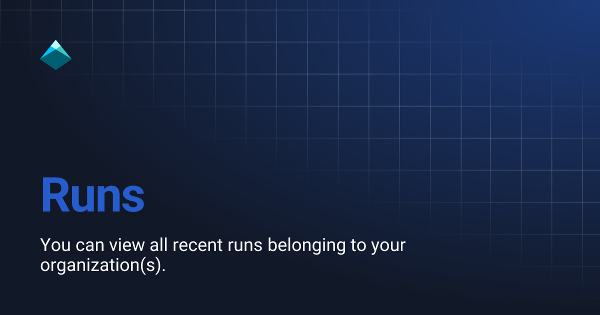 Runs | Pipekit Docs