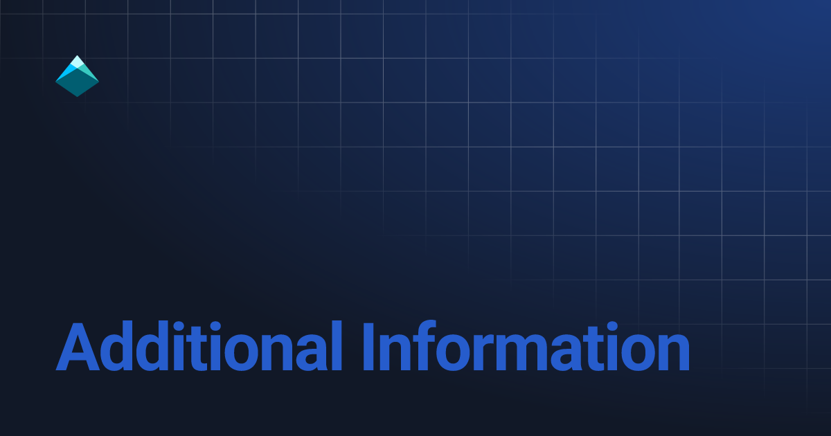 Additional Information | Pipekit Docs