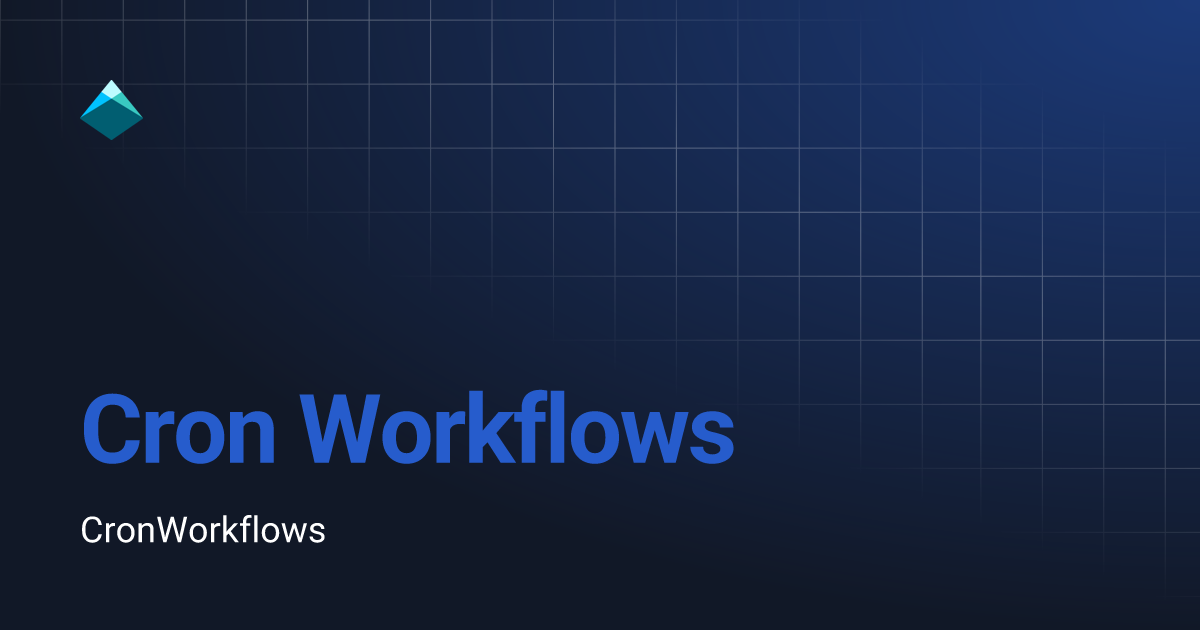 Cron Workflows | Pipekit Docs